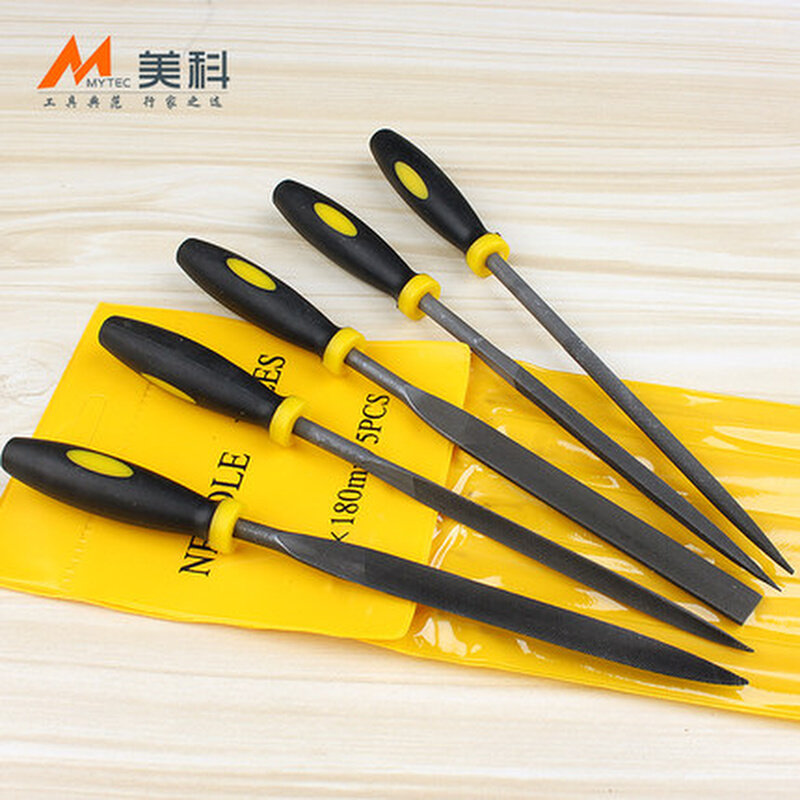。锉刀钢锉套装金属木工打磨工具小挫刀三角半圆迷你整形什锦锉木