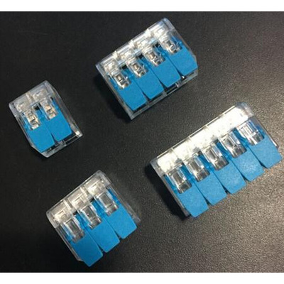 。PCT-412 413 414 415端子 软硬导线电工快速接线端子连接器