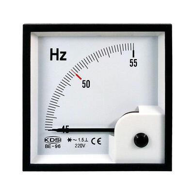 方形电压频率表头指针式频率表BE-9645-55HZ220V