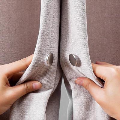 窗帘防漏光磁吸扣子母扣墙上固定器强力免打孔宿舍床帘浴帘闭合器