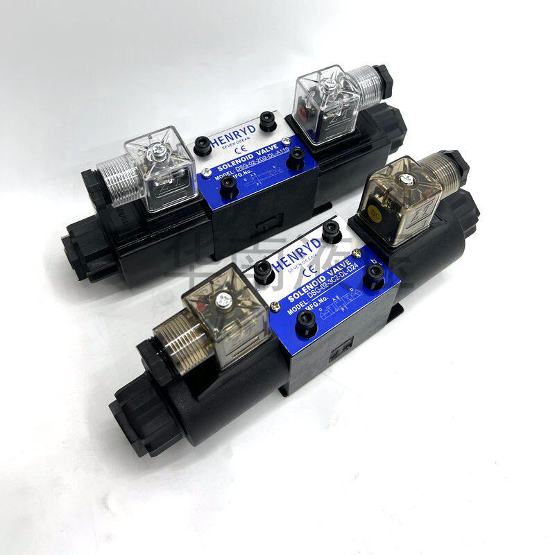 热销油研型液压电磁双向换向阀单头阀DSG-02系列3C2/3C6A220V电磁
