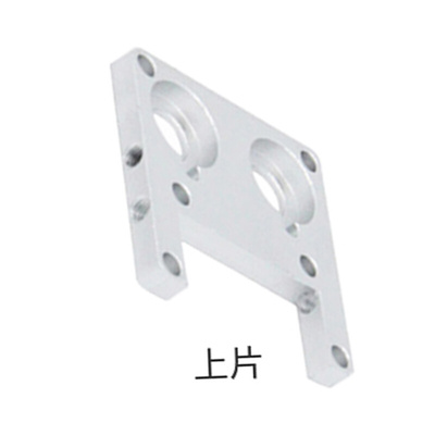 。um2 散热片冷却槽配件 步进 3D打印机 热端下料 挤出机固定铝块