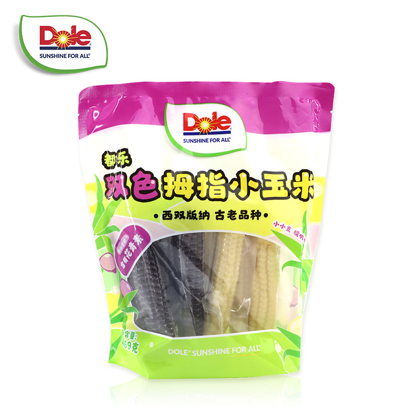 Dole都乐西双版纳双色拇指小玉米1袋469g双色糯玉米非转基因