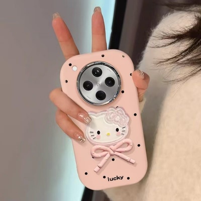 满喆小猫点点适用于小米17promax手机壳15/14pro/13ultarcivi5红米K90K80EK70/K60pro女Note15pro+镜框保护套