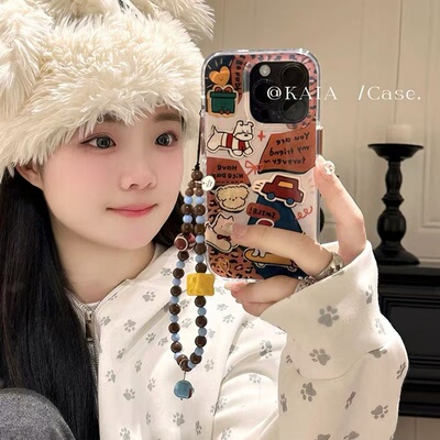 涂鸦卡通小狗适用于oppofindx9手机壳findx7Ultrax6prox8sX5/X3/新款K12x/11/10女K9S保护套FINDX3NEO/X2透明