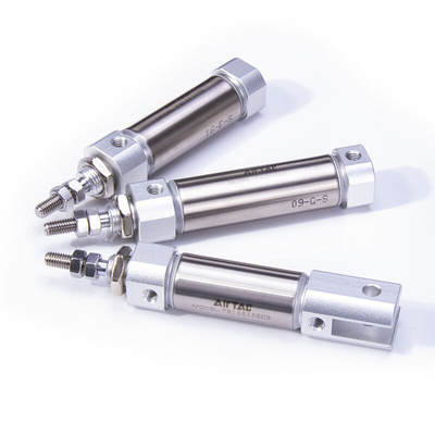 。单动笔形气缸PTB12/PSB12x5x10x15x20x25X30X40X50X75X100-SU-S