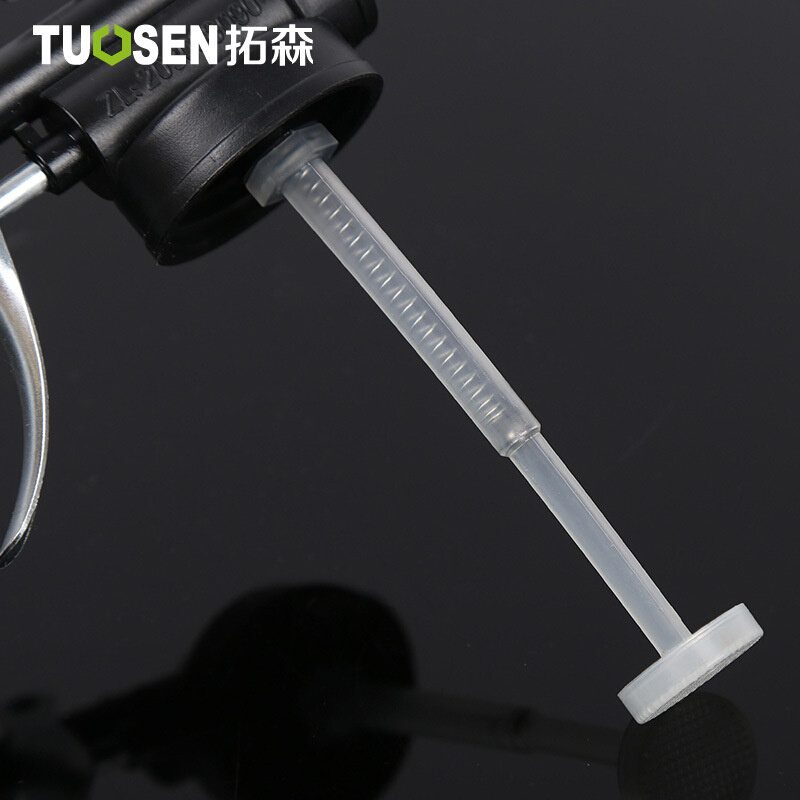 。包邮高压透明机油枪250ml塑料软管耐摔铜尖嘴注油器加油壶机油
