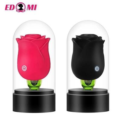 Rose Sucking Vibrator with Licking Tongue Masturbation for W