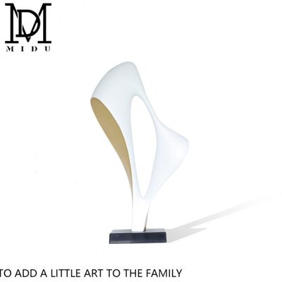 现代轻奢创意抽象雕塑摆件客厅玄关会所电视柜玻璃钢艺术软装饰品