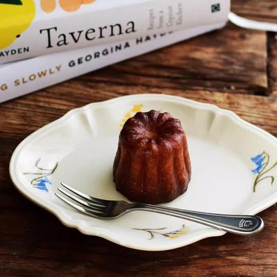 清仓日本制Studio M'陶瓷复古花盘波浪纹蛋糕水果甜点沙拉碟