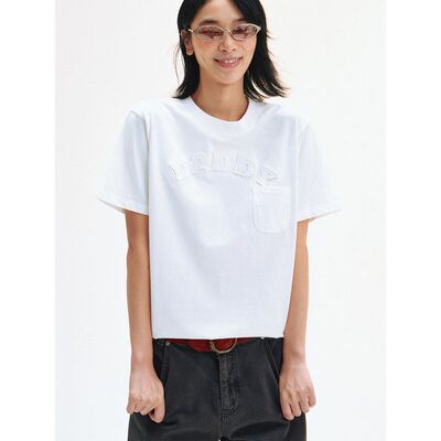 HELLO SEPTEMBER 线上  新品体贴布绣全棉有形T恤