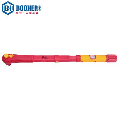 Booher宝合1/2大飞VED绝缘扭力扳手单头扳手注塑型40-200Nm