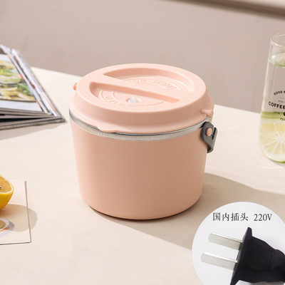 Heated lunchbox不锈钢插电免注水加热保温饭盒上班族电热饭盒
