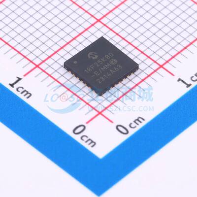 单片机(MCU/MPU/SOC) PIC18F25K80-E/MM QFN-28-EP(6x6) 原装正品