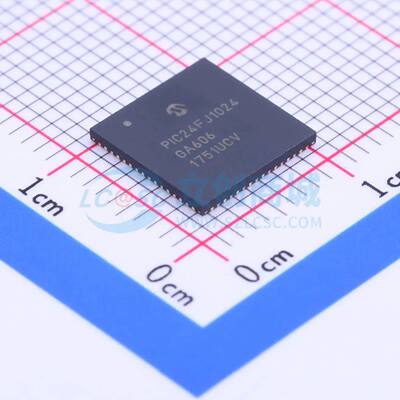 单片机(MCU/MPU/SOC) PIC24FJ1024GA606-I/MR QFN-64-EP(9x9) 原