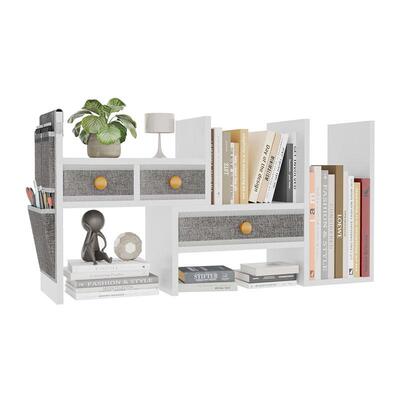 桌ZhuoMian爆款室办公桌置面物架办公桌收纳书架学生书可调节置物