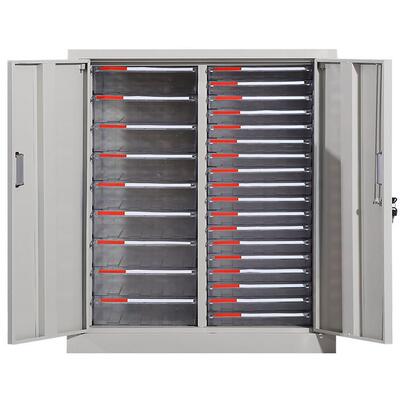 A4纸文件柜15/18抽屉式办公资料整理柜透明多层带锁16/32抽分类柜