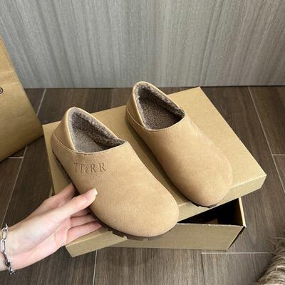 All-inclusive Lazy Shoes For Women Plus Velvet Beanie Shoes