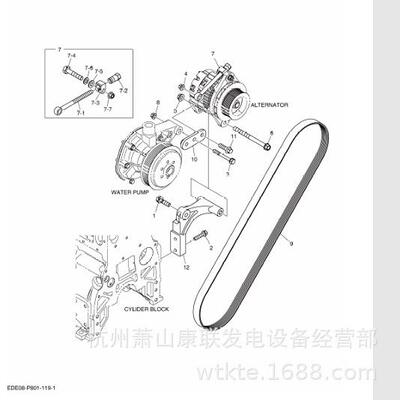 120106-00412六角螺栓DP086TA/LA斗山