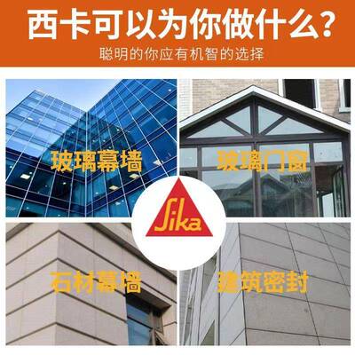 西外WS金305S中性硅酮耐候属石材玻璃幕墙户门窗防水黑色NQU结构