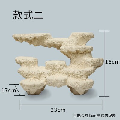 幽影造景烧制款海缸珊瑚缸303540缸造景培菌珊瑚造景鱼缸装饰
