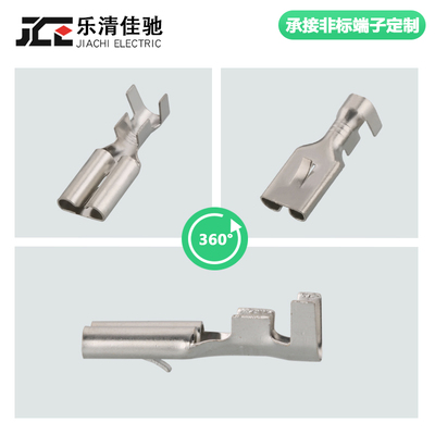 7.8平板带刺插簧DJ621-E7.8C 国产8245-4060 冷压插拔式接线端子