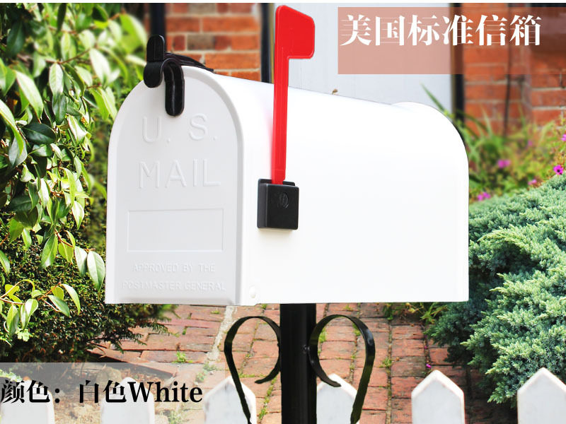 4020美式符合标准邮箱没有锁邮筒装饰摄影道具信报箱