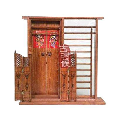岭南西关风情老广州骑楼西关大屋趟栊门广式仿古美人复古满洲窗