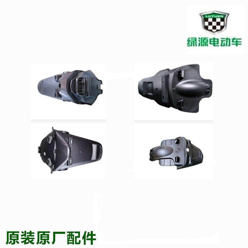 绿源电动车外壳后泥板大灯仪表平叉护板简约装饰前胸后挡泥板配件