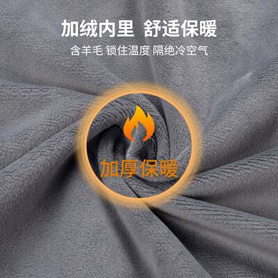 [羊毛一体免绒]工博士灰色务衫男长袖GSJD88-3秋冬衬商休闲熨烫加