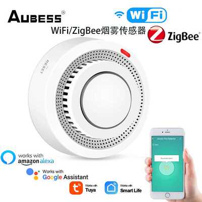 tuya涂鸦WiFi/ZigBee烟雾报警器智能家居无线烟感探测器APP推送