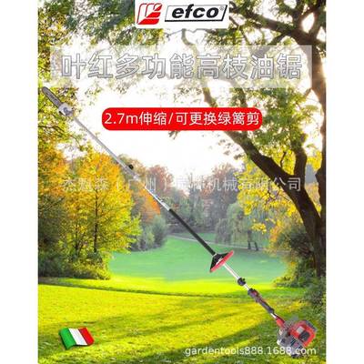意大利叶红多功能高枝油锯伸缩加长杆园艺果树高空修枝剪