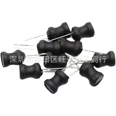 工字电感6*8560/680/820UH1mH1.2MH插件工字型绕线线圈电感器