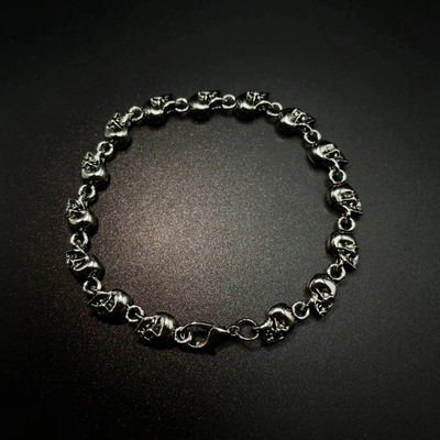 Vintage古着 Human skeleton手链