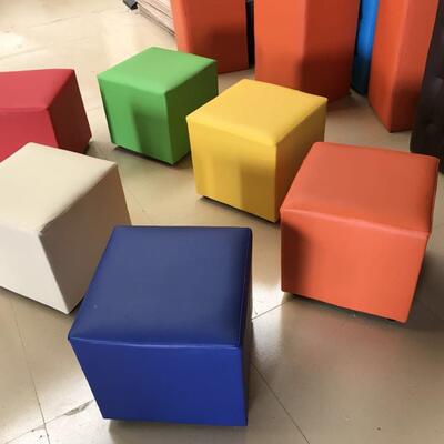 白墩色会展活动面包凳皮凳凳车子方凳沙发土80019司凳小方婚礼展
