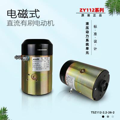WONDER电机万德直流有刷电动机12V24V叉车尾板TSZ112-1.6-26-2