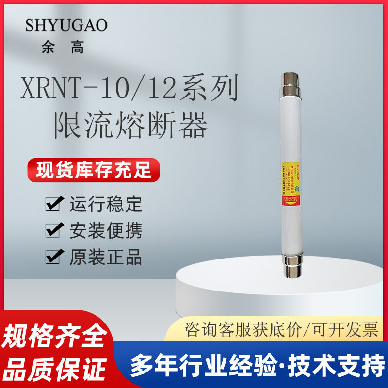 余高SHYUGAO 高压高分段能力熔断管熔断器 XRNT-10/12Φ51*360mm