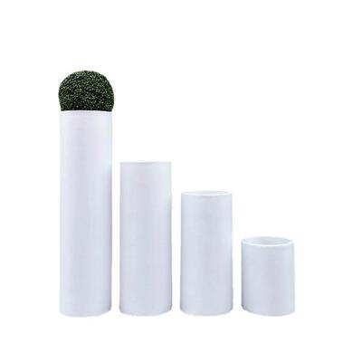 玻璃钢落地大花瓶圆直筒形状公司家居酒店会所开业仿真绿植55100