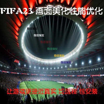 FIFA23 画面美化性能优化大补 高LOD摄像头视角光标指示 不含游戏