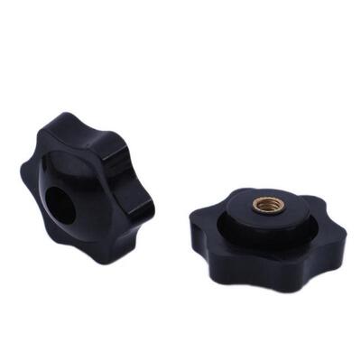 极速5pcs/lot M5 Plum Bakelite Hand Tighten Nuts Handle Threa