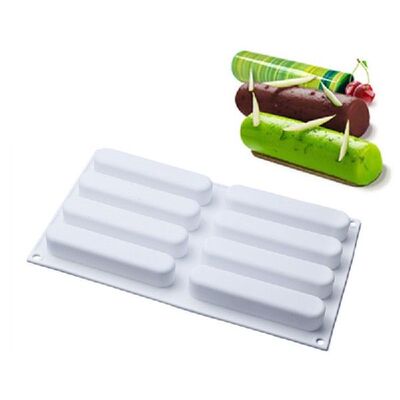 极速Silicone Molds DIY Handmade Soap Making Supplies Eclair