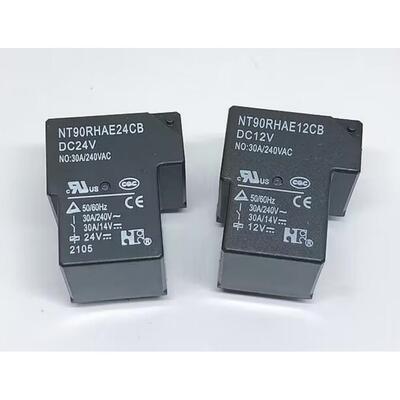 福特NT90RHAE24CB 12CB大功率30A继电器T90电焊机T型4角焊接DC24V