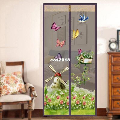 极速Mesh Door Magic Curtain Magnetic Snap Fly Bug Insect Mos