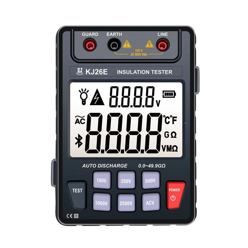 0KJ26E兆欧表交流电压605V高压电工阻计高200V绝KJ26E缘电阻仪检