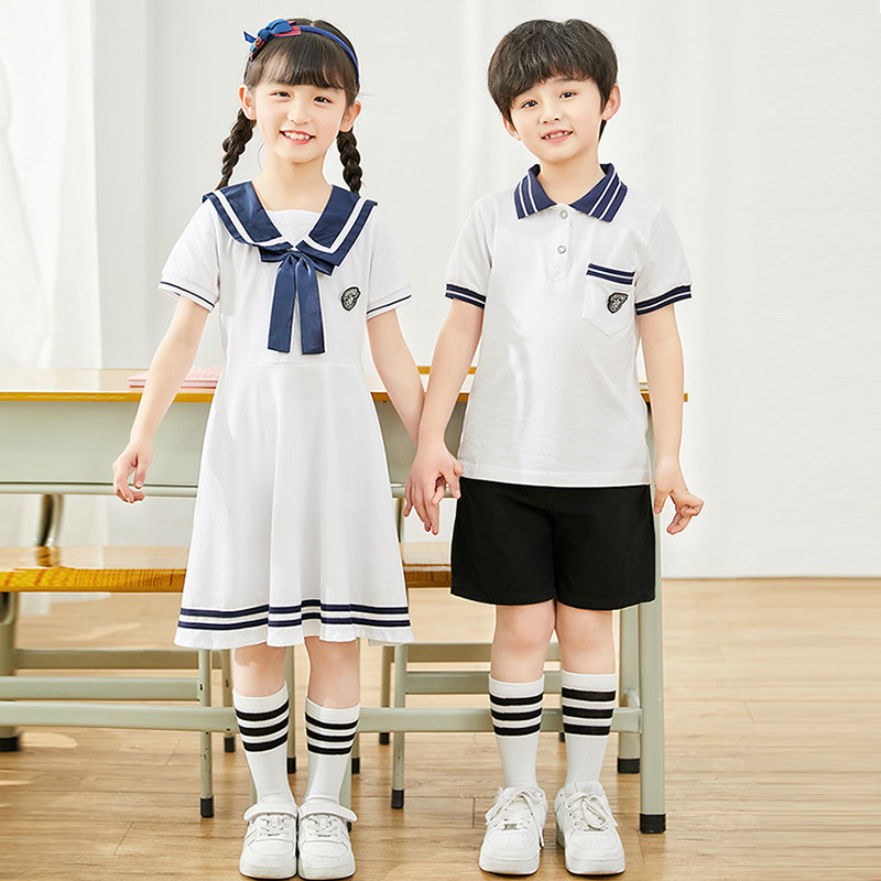 热销六一儿童合唱l演出服幼儿园园服小学生校服诗歌朗诵毕业照表