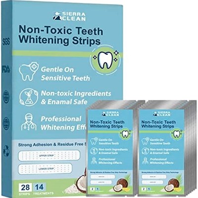 Sierra Clean Teeth Whitening Strips 14 Treatments  Sensitivi