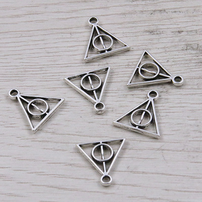 30pcs Charms Hallows Deathly Antique Pendants For DIY Jewelr