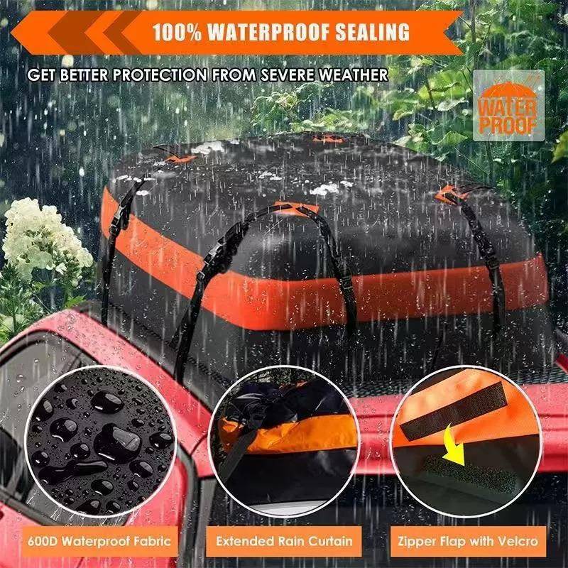 车顶大容量行李包车载防雨水行李包户外车顶行李箱耐磨储物包防水