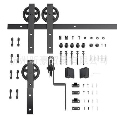 大轮bypass单轨道双排门重叠门移门吊轮吊轨谷仓门吊轨谷仓门五金