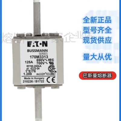 巴斯曼 bussmann 熔断器 170M6690 170M6691 170M6692 170M6693